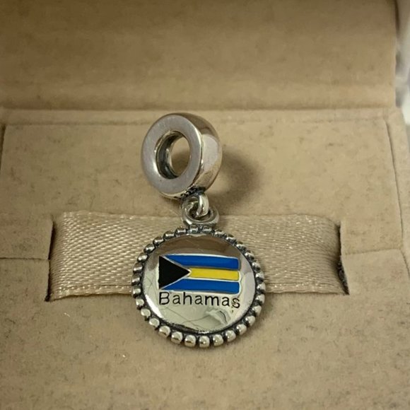 Pandora | Jewelry | Pandora Bahamas Flag Exclusive Charm | Poshmark